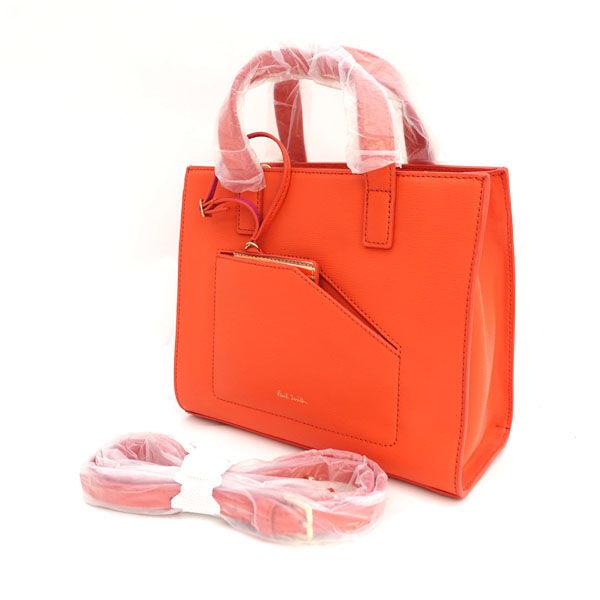 Paul Smith / ポールスミス ■ハンドバッグ　２WAY　ショルダー　コーラル　カードケース PWR-500【バッグ】 【未使用】