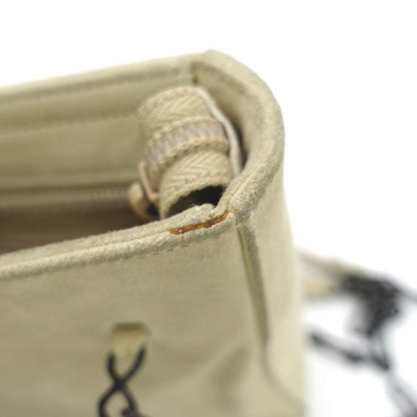 PRADA / プラダ □チェーンショルダー バッグ スエード ベージュ B7345