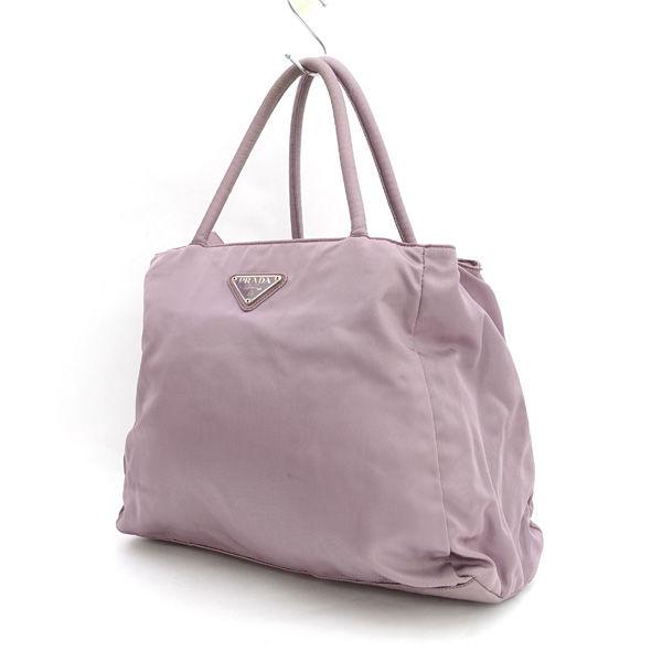 PRADA / プラダ ■ハンドバッグ　ナイロン　パープル 31 ブランド【バッグ/バック/BAG/鞄/カバン】 【中古】