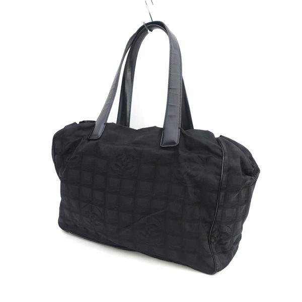 CHANEL / シャネル ■トートバッグMM　ニュートラベルライン　ナイロン　ブラック　11番台 15991 ブランド 【中古】