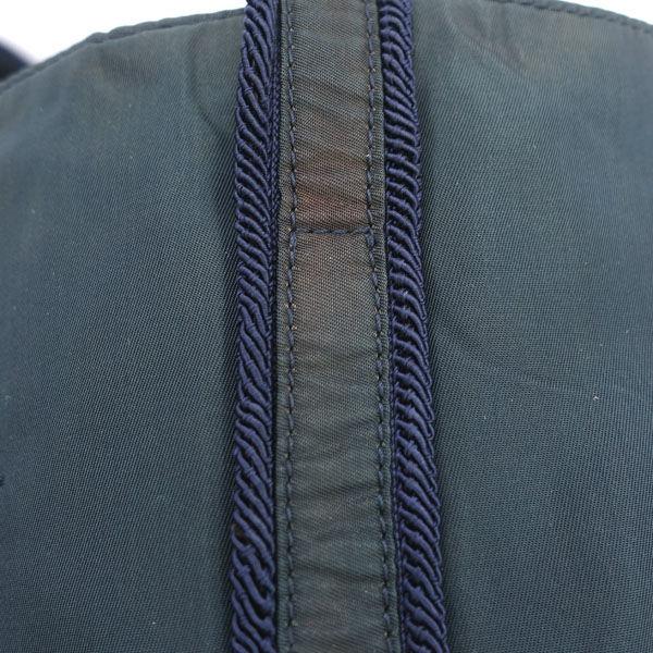 PRADA / プラダ □セミショルダー トートバッグ ナイロン ネイビー