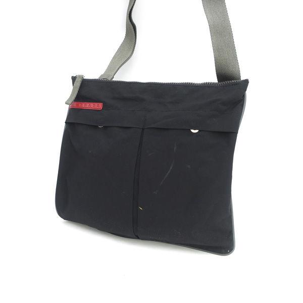 PRADA / プラダ ■スポーツ　クロスボディ　ショルダーバッグ　ナイロン　ブラック 4VA311 ブランド 【中古】