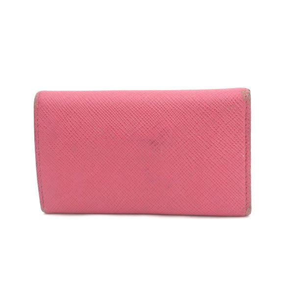 PRADA / プラダ □6連キーケース レザーナイロン ピンク ブランド【KEY