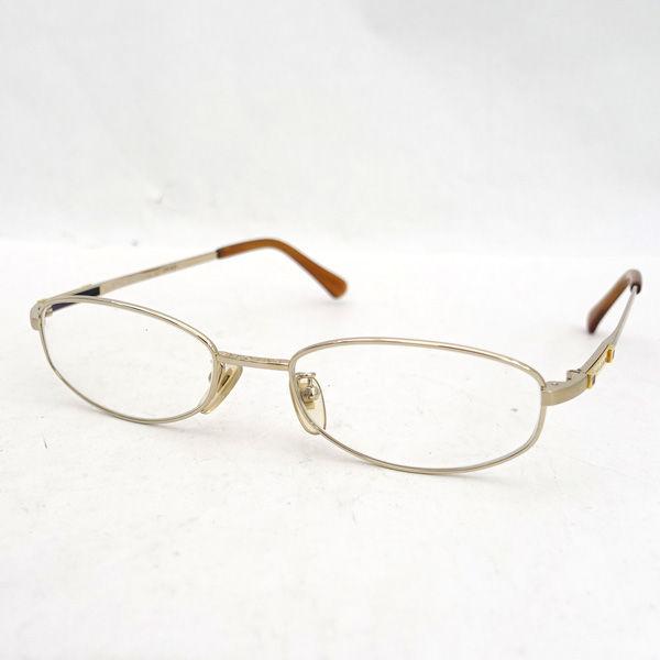 BVLGARI / ブルガリ ■メガネ 度入り　オニキス　マットゴールド　K18　750 J061631 ブランド【メガネ/眼鏡】 【中古】