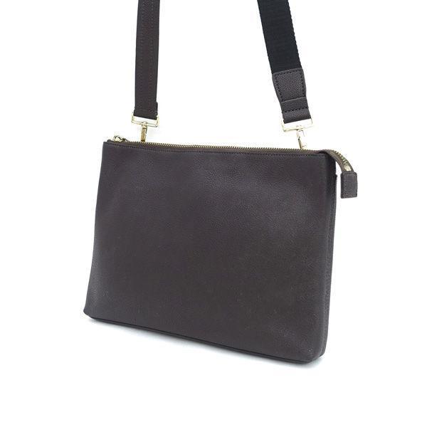 Paul Smith / ポールスミス ■クロスボディ　ショルダーバッグ　レザー　ブラウン ブランド【バック/BAG/鞄/カバン】 【中古】