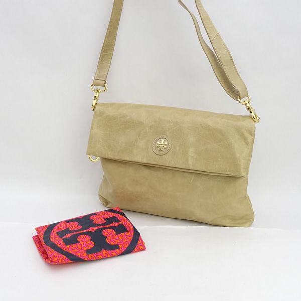 TORY BURCH / トリーバーチ ■ショルダーバッグ　レザー　ライトベージュ ブランド【バッグ/バック/BAG/鞄/カバン】 【中古】