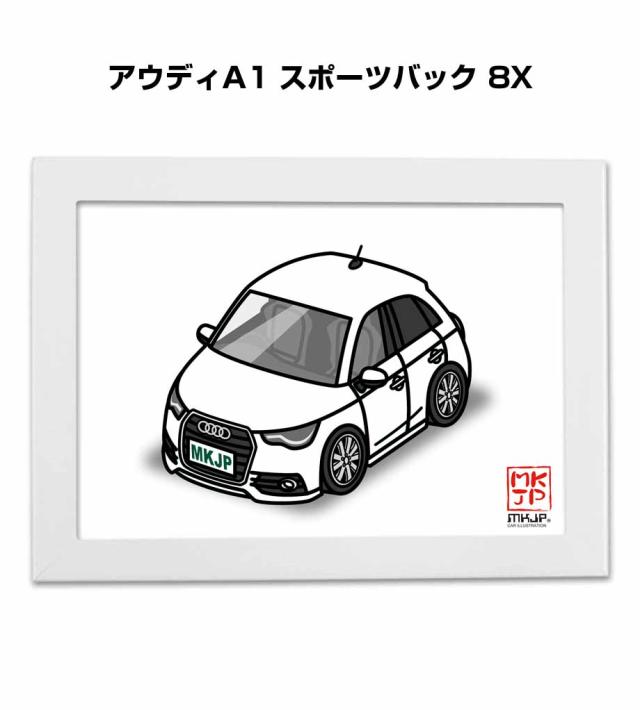 MKJP イラストA5 フレーム付き 外車 アウディA1 スポーツバック 8X 送料無料の通販はau PAY マーケット - メンテナンスDVDショップMKJP | au PAY マーケット ...