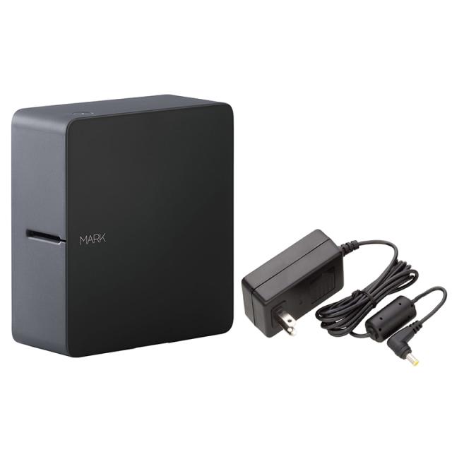 KINGJIM キングジム テープ1本おまけ付き ACアダプタ付 スマホ専用ラベルライター テプラPRO MARK SR-MK1 ブラック