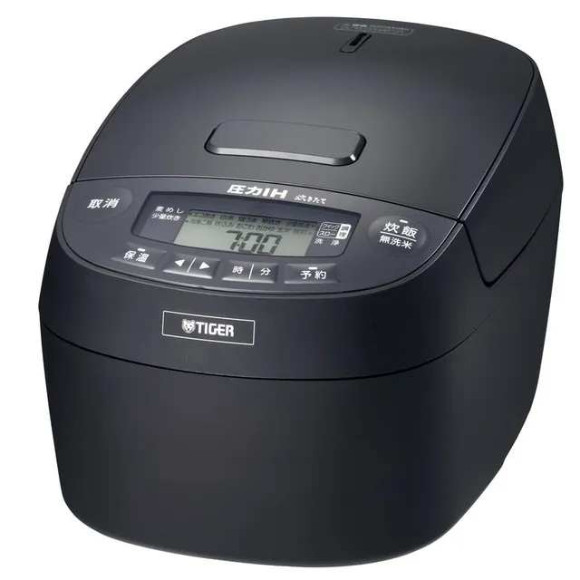 TIGER タイガー魔法瓶 JPV-C100-KG(グロスブラック)  圧力IH炊飯ジャー〈炊きたて〉【5.5合炊き】