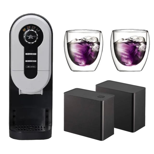 ALADDIN アラジン YAMAZAKI 山崎実業 bodum ボダム ACO-D01A-K コーヒーブリュワー ブラック+タワー バルブ付き密閉コーヒーケース（ブラック）