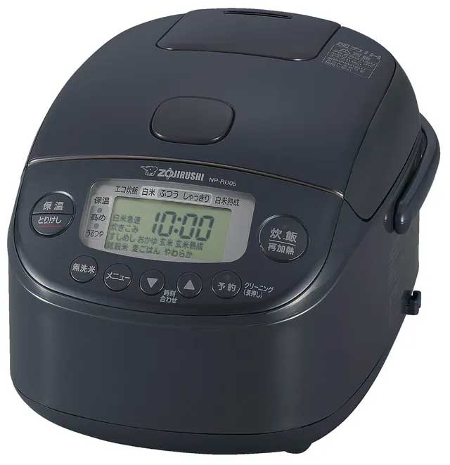 ZOJIRUSHI 象印 【台数限定】NP-RU05-BZ(ストレートブラック)　圧力IH炊飯ジャー「極め炊き」 3合炊き