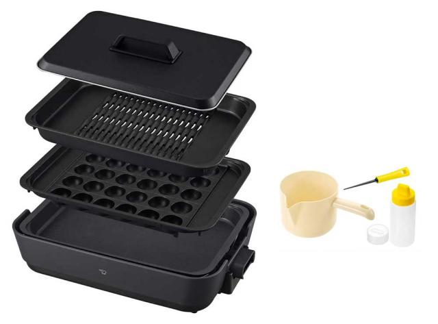 ZOJIRUSHI 象印 EA-HA30-HZ(チャコール)ホットプレート+やきやきパーティー セット