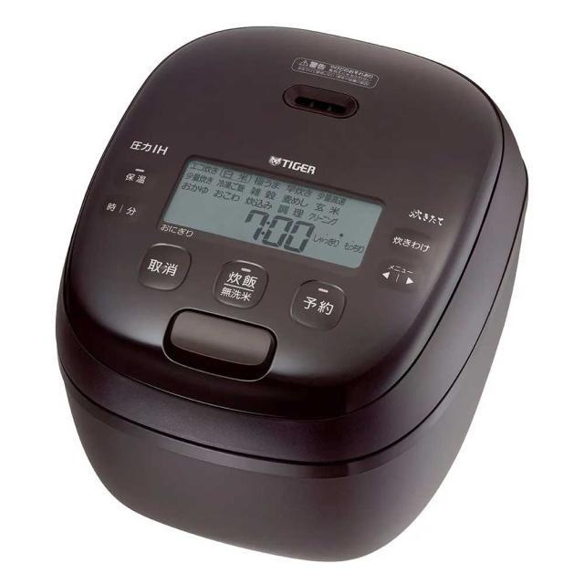 TIGER タイガー魔法瓶 【台数限定】JRI-H100-TP(ディープブラウン)　圧力IHジャー炊飯器 ＜炊きたて＞ ご泡火炊き 5.5合