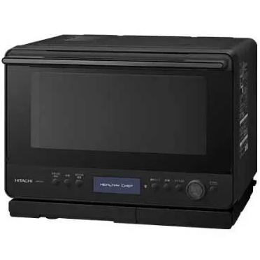 HITACHI 日立 【台数限定】MRO-W1C-K(フロストブラック)　ヘルシーシェフ 日立過熱水蒸気オーブンレンジ 30L