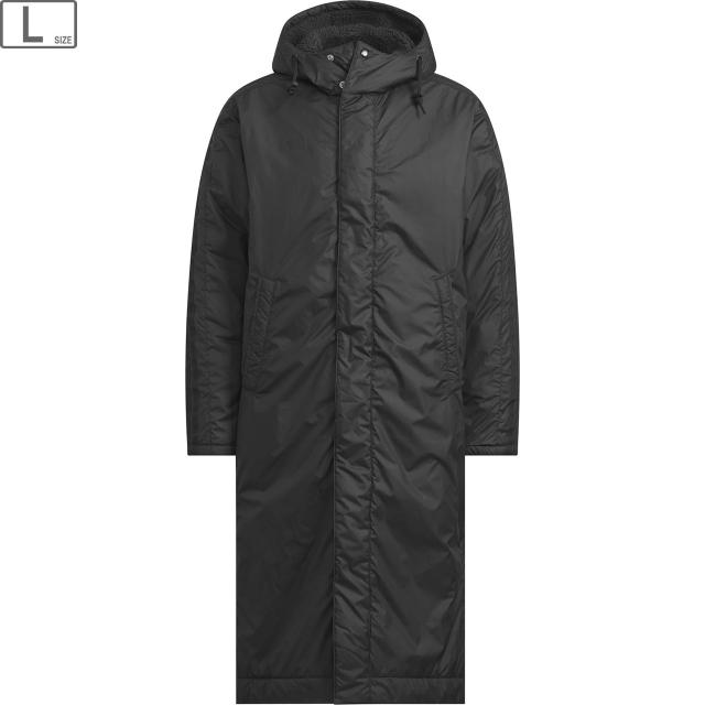 adidas アディダス 【ユニセックス】スリーストライプス ルーズフィット ロング ボアコート 【J/Lサイズ】 BW566