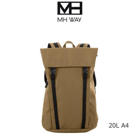MH WAY エムエイチウェイ 在庫限り リュック BELL BACKPACK L WITH FLAP キャメル 20L MH-004CAの ...