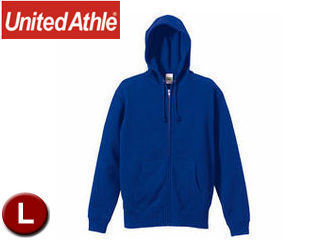 United Athle/ユナイテッドアスレ 521301 10.0オンス スウェットフルジップパーカ（パイル） 【L】 (ロイヤルブルー)の ...