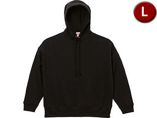 United Athle/ユナイテッドアスレ 10.0オンス T/C スウェット プルオーバー パーカ Lサイズ (ブラック) 563101-2