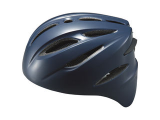 ゼット ZETT BHL40S-2900 ソフトボール捕手用 ヘルメット (ネイビー) 【Oサイズ】