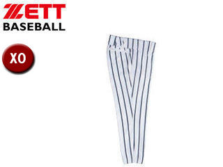 ZETT/ゼット BU632-1129 ワイドストライプ ユニフォームパンツ 【XO】 （ホワイト×ネイビー）