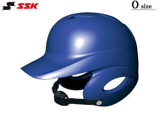 SSK エスエスケイ 【ジュニア】少年硬式打者用両耳付きヘルメット【Dブルー】【O】H5500
