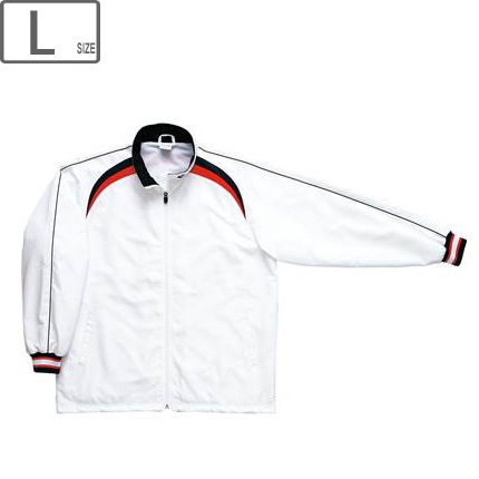 CONVERSE コンバース 【メンズ】ウォームアップジャケット【ホワイト×ネイビー】【Lサイズ】CB162506S-1129