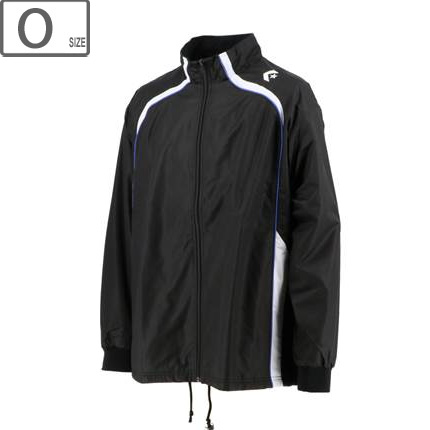 CONVERSE コンバース 【メンズ】ウォームアップジャケット 裾ボックス仕様 【ブラック×ホワイト】【Oサイズ】CB162501S-1911