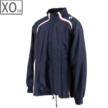 CONVERSE コンバース 【メンズ】ウォームアップジャケット 裾ボックス仕様 【ネイビー×ホワイト】【XOサイズ】CB162501S-2911