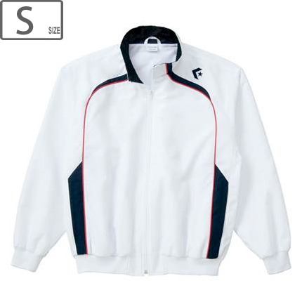 CONVERSE コンバース 【メンズ】ウォームアップジャケット 裾フライス仕様【ホワイト×ネイビー】【Sサイズ】CB162502S-1129