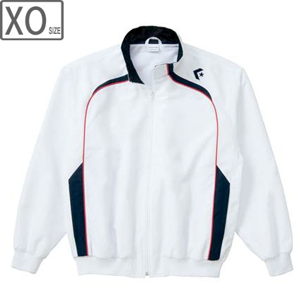 CONVERSE コンバース 【メンズ】ウォームアップジャケット 裾フライス仕様【ホワイト×ネイビー】【XOサイズ】CB162502S-1129