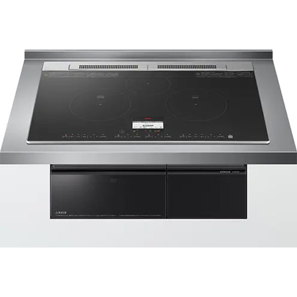 HITACHI 日立 HT-N8KTWF ビルトイン3口IH N8Tシリーズ　ブラック【幅75ｃｍ】【単相200V】