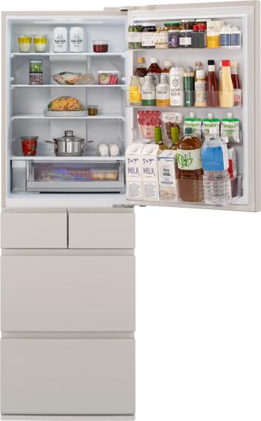 Panasonic パナソニック 【まごころ配送】【標準配送設置無料】NR-E45RY2L-C(マットライトベージュ)　冷凍冷蔵庫 【450Ｌ・左開き】 Panasonic パナソニック 【まごころ配送】【標準配送設置無料】NR