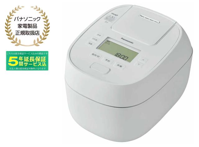 【5年間延長保証込】Panasonic パナソニック SR-N510D-W(ホワイト)　可変圧力IHジャー炊飯器 おどり炊き 5.5合炊き