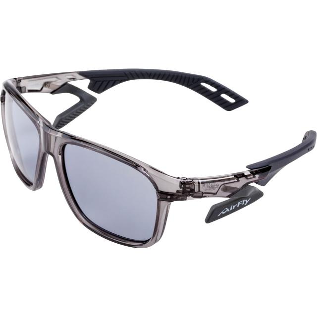 Airfly エアフライ 【ユニセックス】鼻パッドがないスポーツサングラス 【フレーム/クリアーアッシュ・レンズ/ライトグレー】
