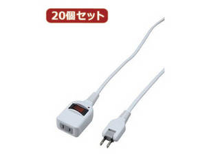 YAZAWA YAZAWA 【20個セット】 ノイズフィルター集中スイッチ付タップ Y02BKNS113WHX20