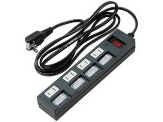 YAZAWA YAZAWA 【10個セット】個別集中スイッチ付節電タップ  Y02BKS452BKX10