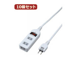 YAZAWA YAZAWA 【10個セット】 ノイズフィルター集中スイッチ付タップ Y02BKNS315WHX10