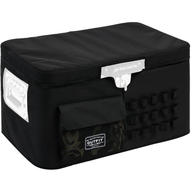 TENT FACTORY テントファクトリー クーラーカバージャケットL ブラック TFOFCCJETL