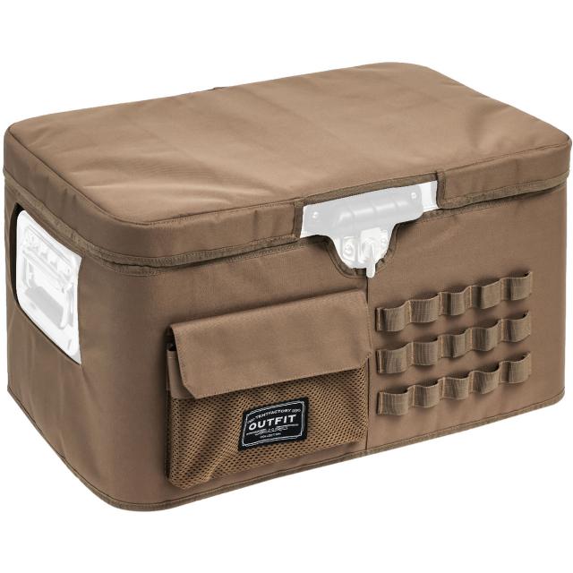 TENT FACTORY テントファクトリー クーラーカバージャケットL ブラウン TFOFCCJETL