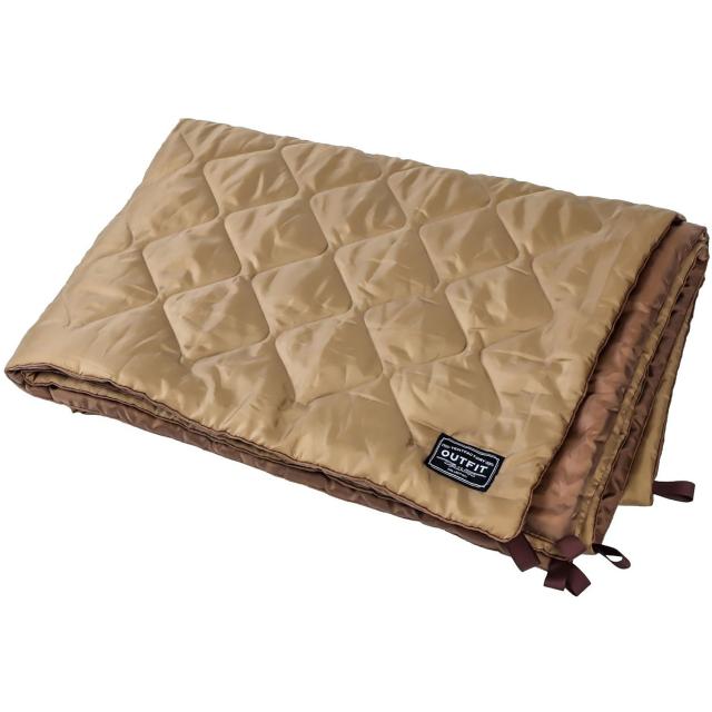 TENT FACTORY テントファクトリー キルティングブランケット ベージュ TFOFQBLK