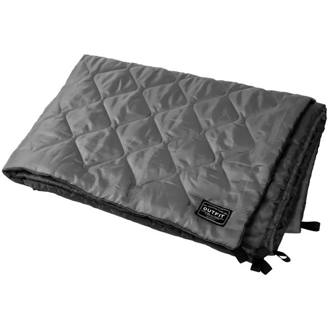 TENT FACTORY テントファクトリー キルティングブランケット グレー TFOFQBLK