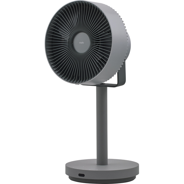 cado カドー STR-1800F-CG 除菌DCサーキュレーター扇風機 STREAM 1800F クールグレー リモコン付き