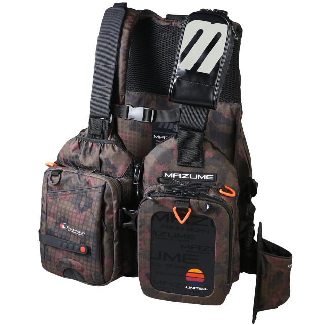 mazume マズメ レッドムーンライフジャケットIXカモ 【ブッシュカモ】 MZLJ-828