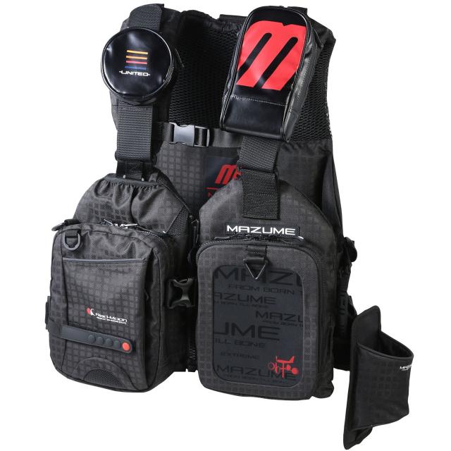 mazume マズメ レッドムーンライフジャケット ロックショアスペシャルIII 【ブラック】 MZLJ-829