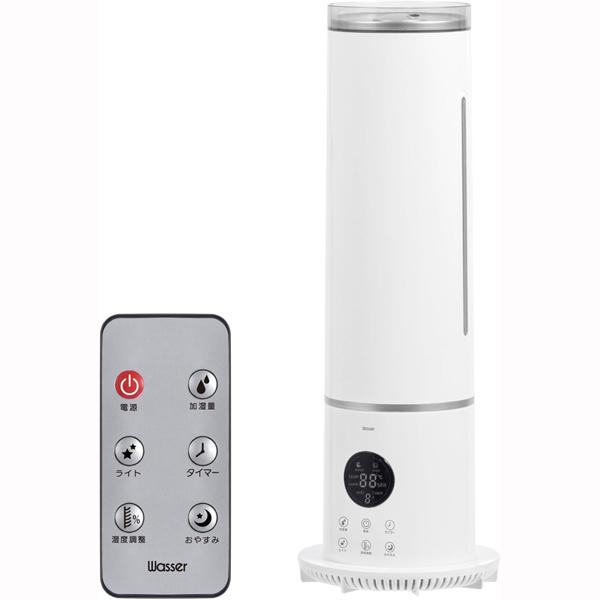 大河商事 TAIGASHOJI wasser hum004 超音波加湿器 タワー型 リモコン付き 上部給水仕様