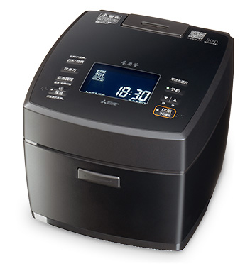 MITSUBISHI 三菱 NJ-VW10H-B(炭漆黒)　IH炊飯器「本炭釜」 5.5合炊き