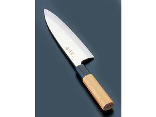 ナイフシステム(Knife System) 鎌型薄刃 酔心INOX本焼和包丁 21cm 片刃