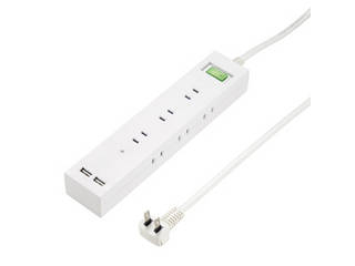 YAZAWA 5個セット YAZAWA 3方向から挿せる9個口USBタップホワイト H6BK11122UWHX5