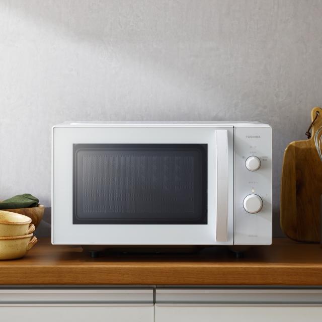 TOSHIBA 東芝 ER-NS170A(W) セミマットホワイト 単機能レンジ