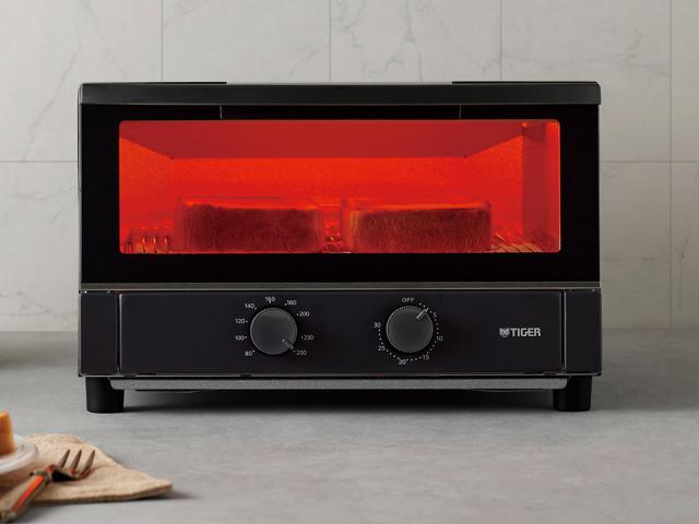 TIGER タイガー魔法瓶 KAM-S132-KM(マットブラック) オーブントースター〈やきたて〉